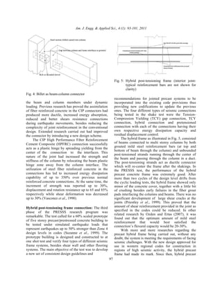 Performance of ibs precast concrete beam column connections under earthquake effects | PDF