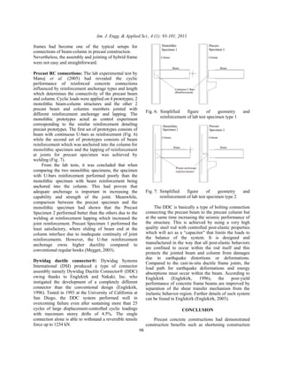 Performance of ibs precast concrete beam column connections under earthquake effects | PDF