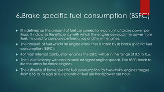 Performance of ic engine | PDF