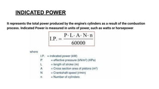IC engine performance of mechanical..... | PPT