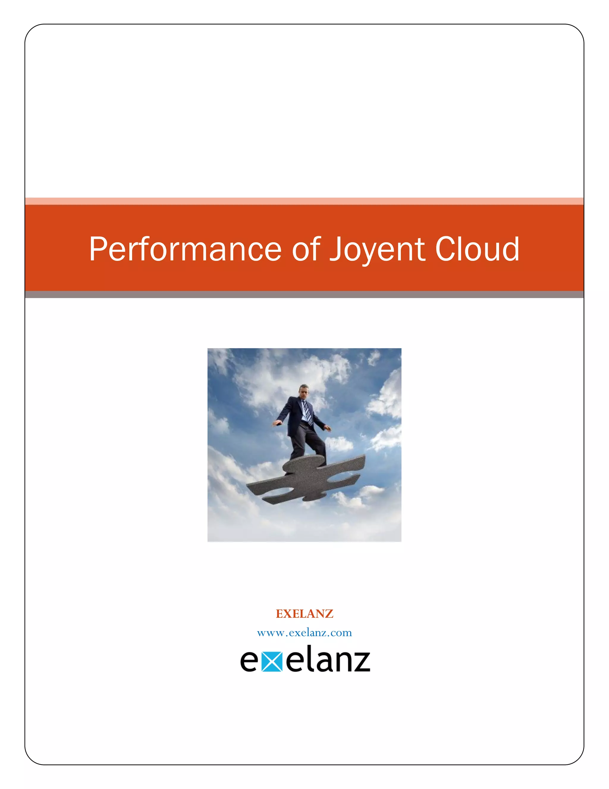 Performance of joyent cloud | PDF