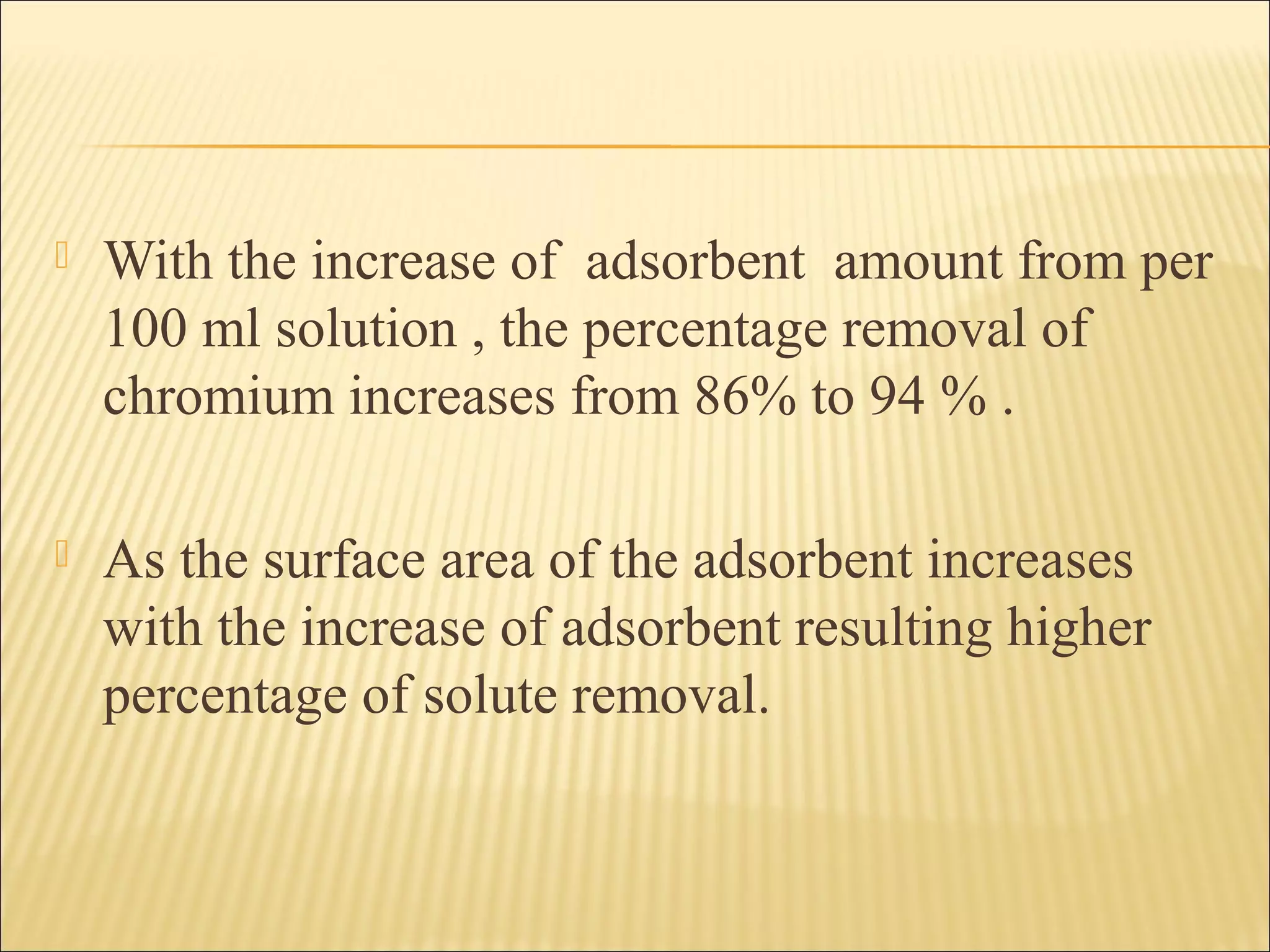 Performance of membrane separation process over adsorption process | PPT