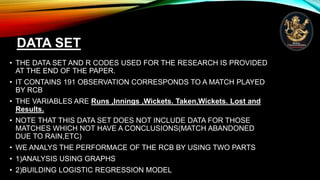 PERFORMANCE OF ROYAL CHALLENGERS.pptx