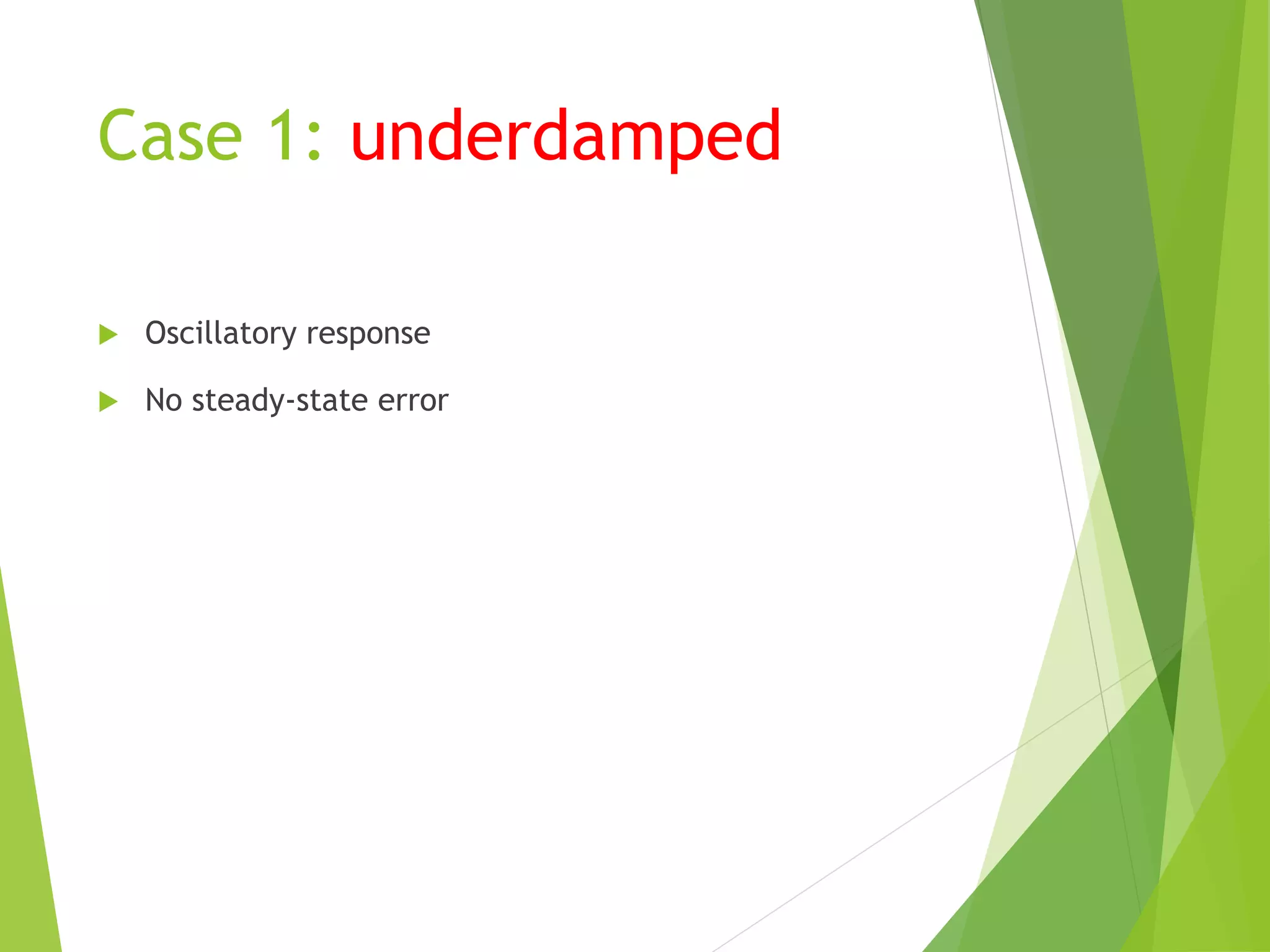 Performance of second order system | PPTX | Physics | Science
