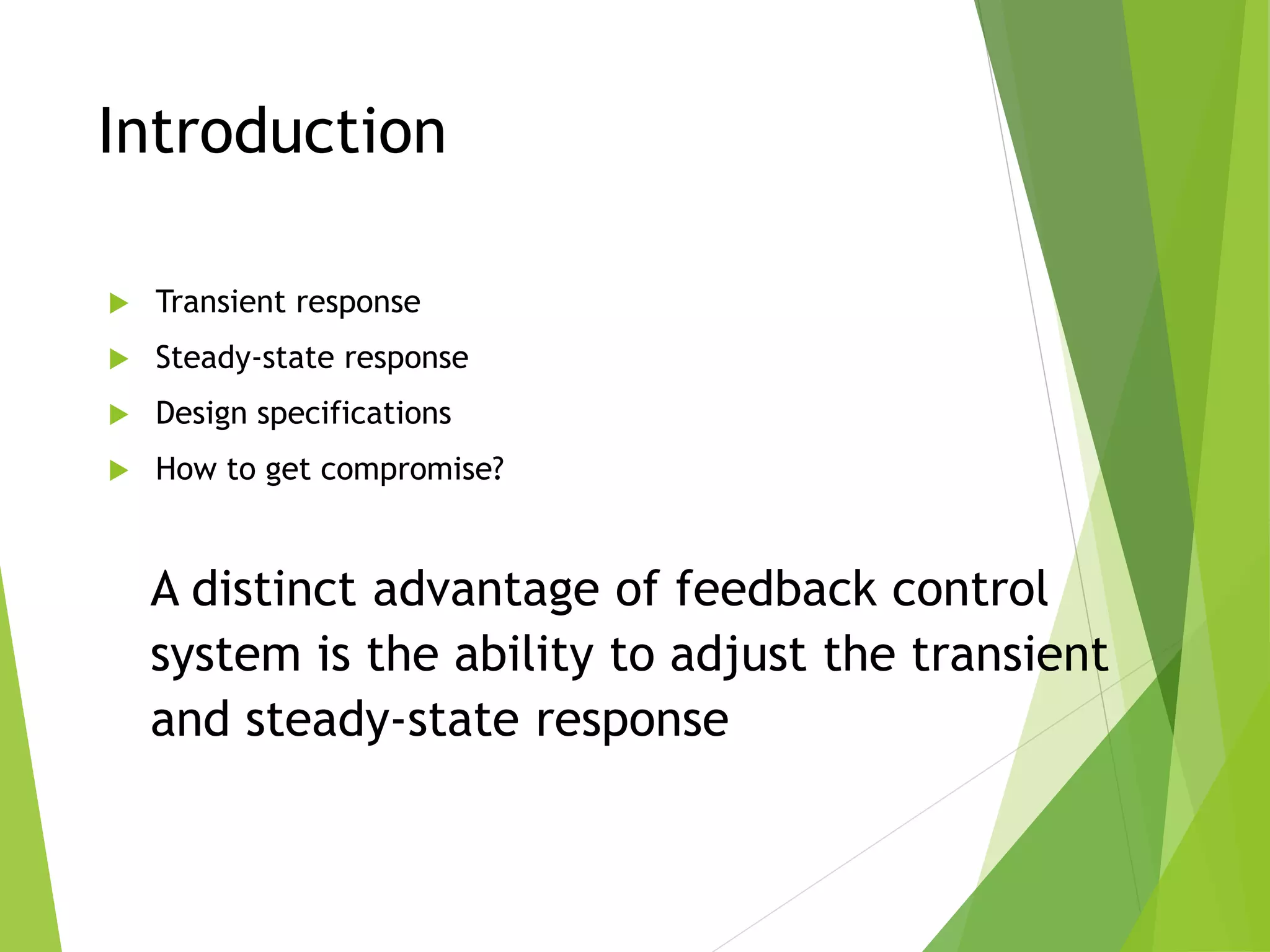 Performance of second order system | PPTX | Physics | Science