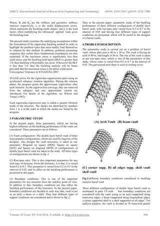 Performance of single layer steel barrel vault under buckling | PDF | Physics | Science