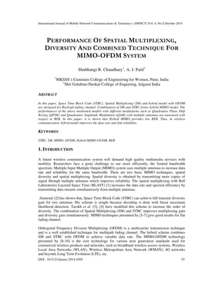 Performance of spatial multiplexing, | PDF | Computer Networking | Computing
