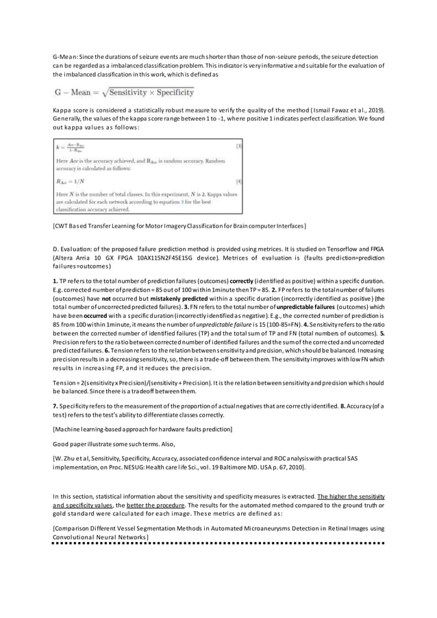 Performance Of The Classification Algorithm Docx