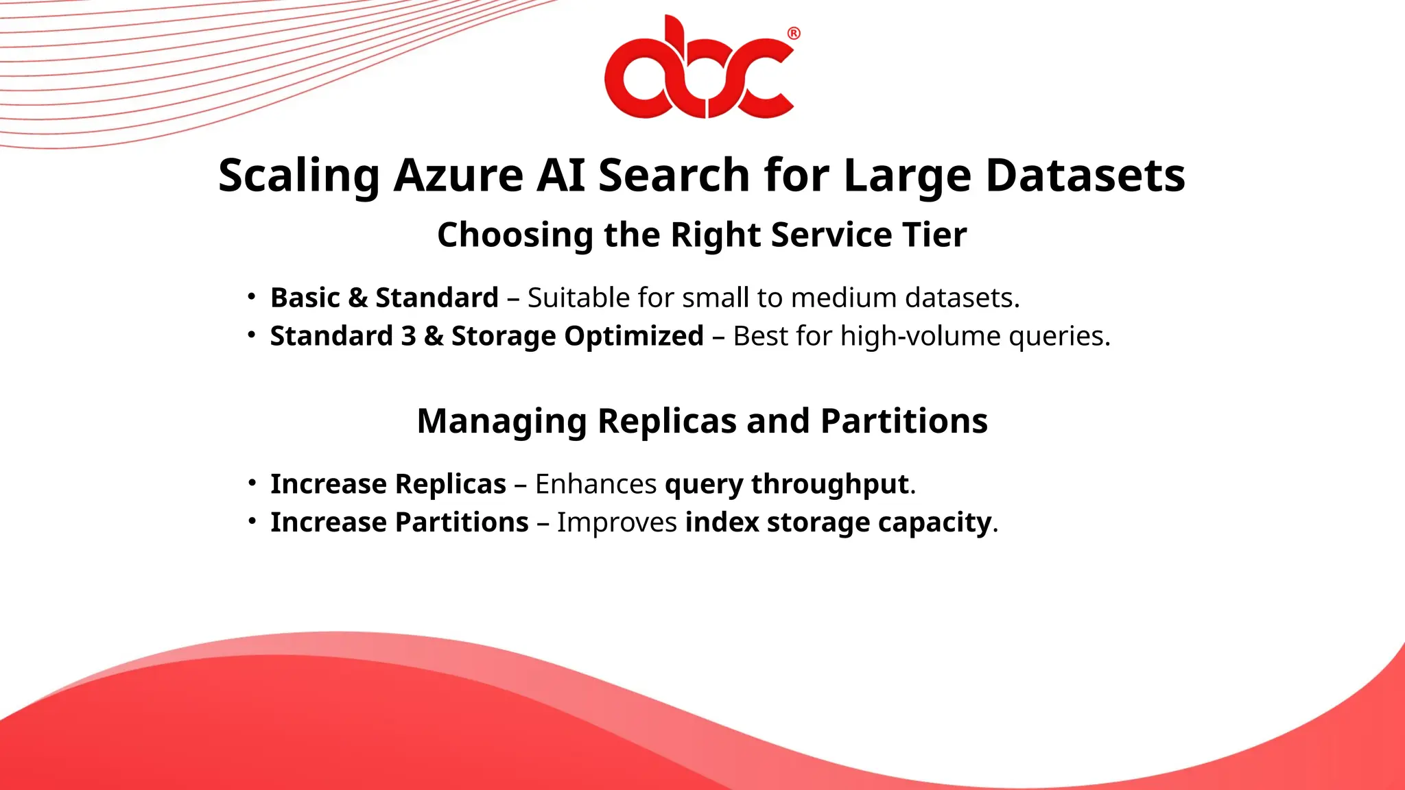 Performance Optimization in Azure AI Search - Ansi ByteCode LLP | PPTX