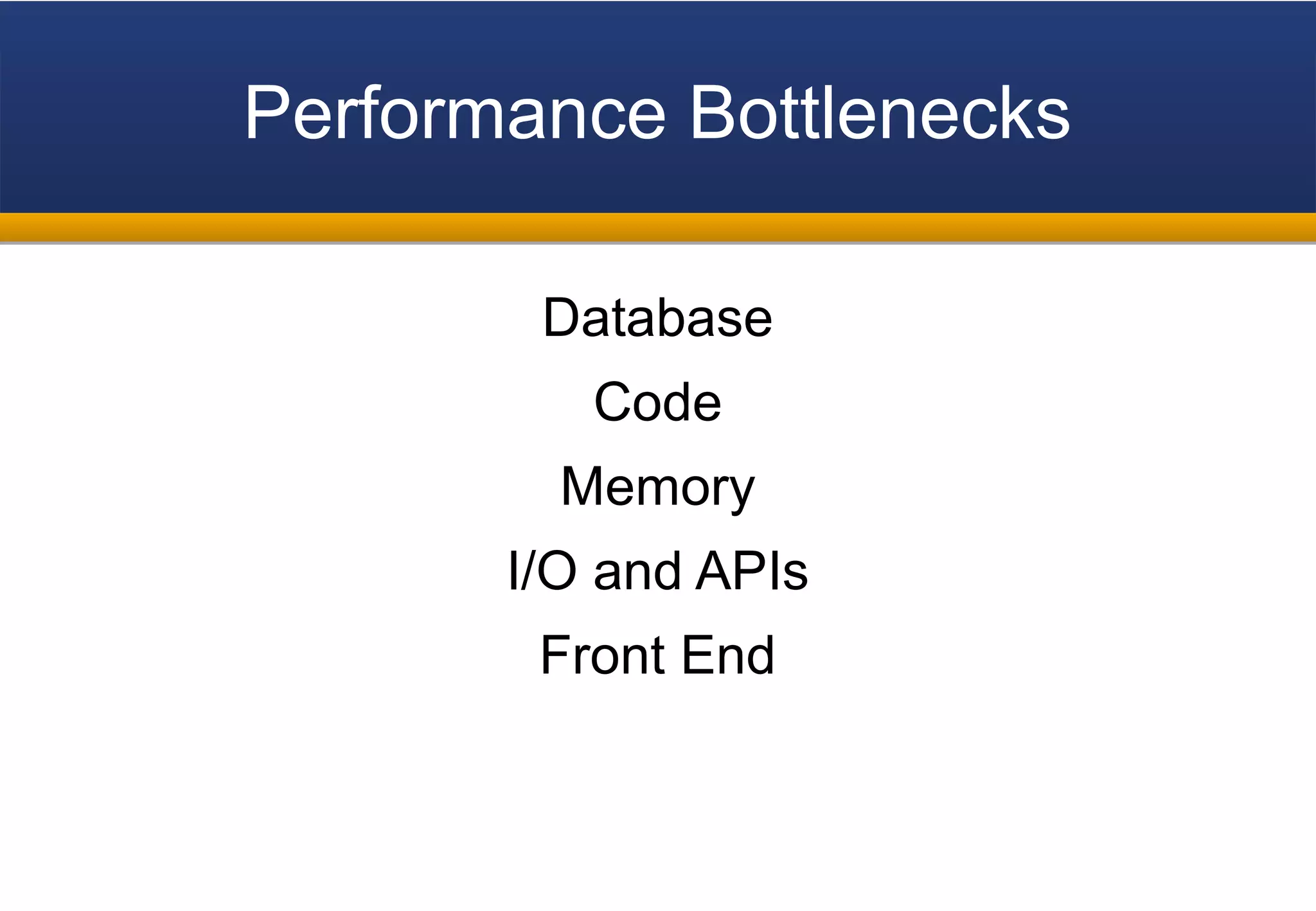 Application Performance Overview | PPT