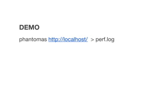 Performance monitoring measurement angualrjs single page apps with phantomas | PDF | Web ...