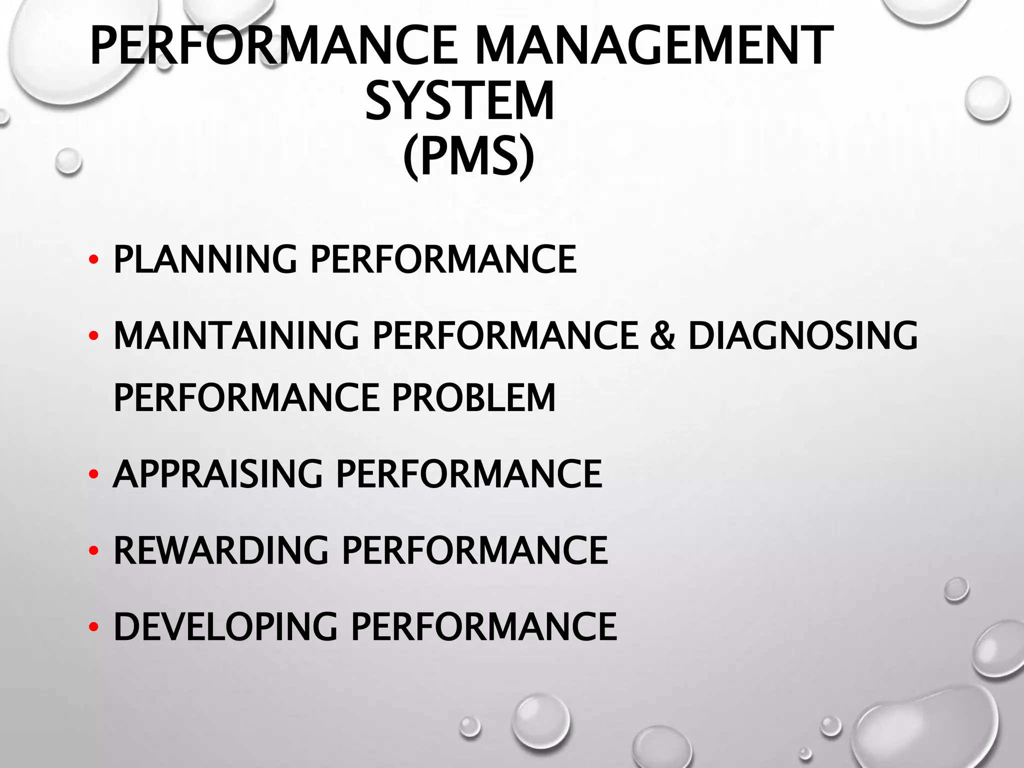 Performance planning | PPTX