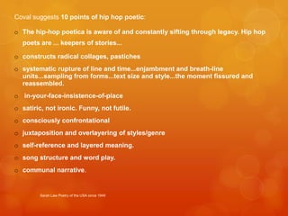 Performance Poetry in the USA | PPTX