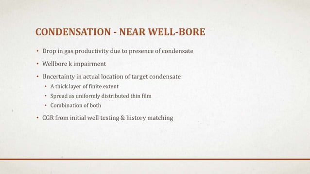 Performance Prediction In Gas Condensate Reservoir Ppt