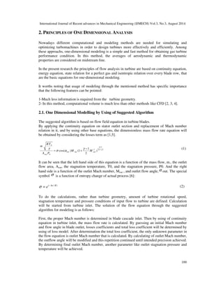 Performance prediction of a turboshaft engine by using of one dimensional analysis | PDF