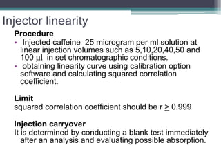 Performance qualification of High performance liquid chromatography | PPTX