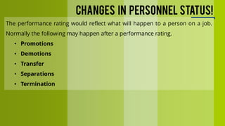 Performance Rating and Promotion | PPTX | Resume Writing and Advice ...