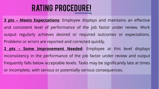 Performance Rating and Promotion | PPTX