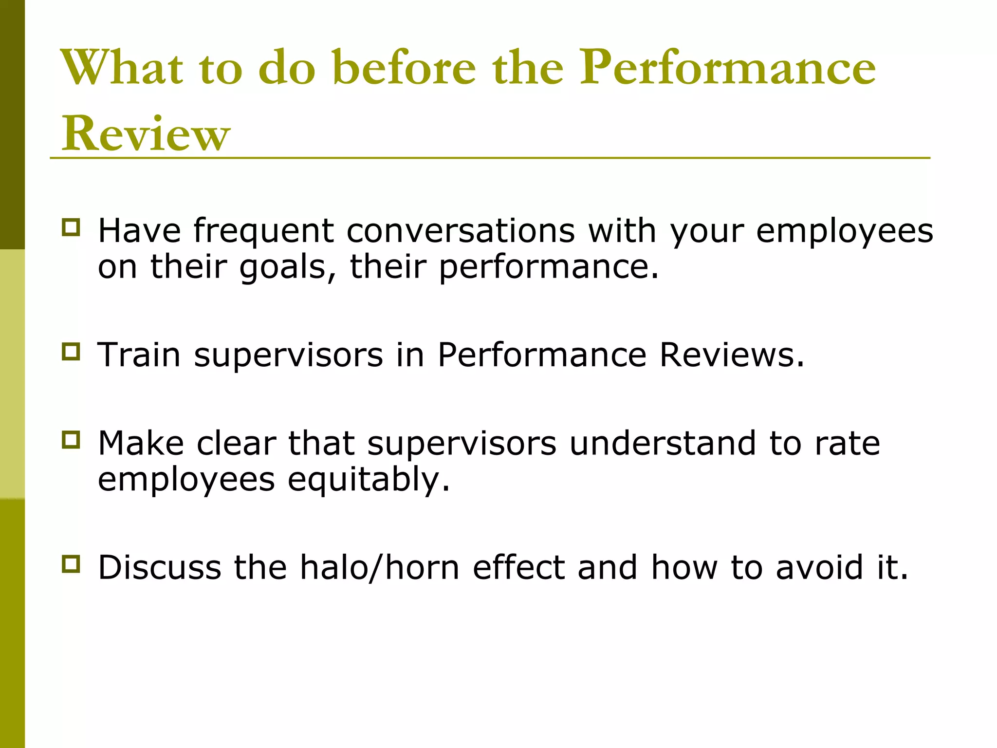 Performance review & counselling | PPT