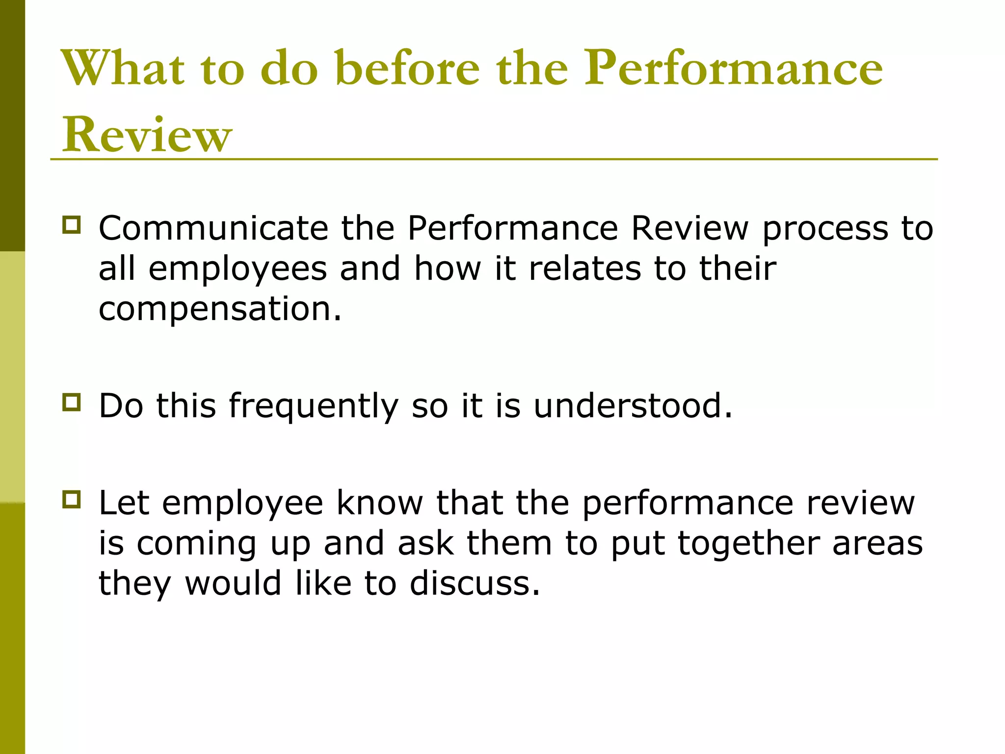 Performance review & counselling | PPT