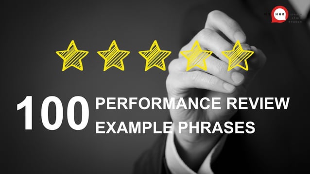100 Performance Review Example Phrases | PPT