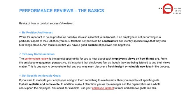 100 Performance Review Example Phrases | PPT