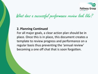 Performance Reviews & Appraisal - Information and Training by Pathway ...