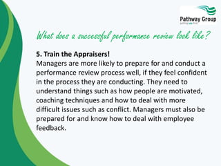 Performance Reviews & Appraisal - Information and Training by Pathway ...