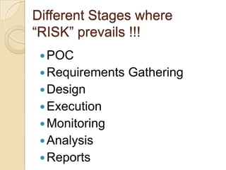 Performance Risk Management | PPTX | Business | Business and Finance