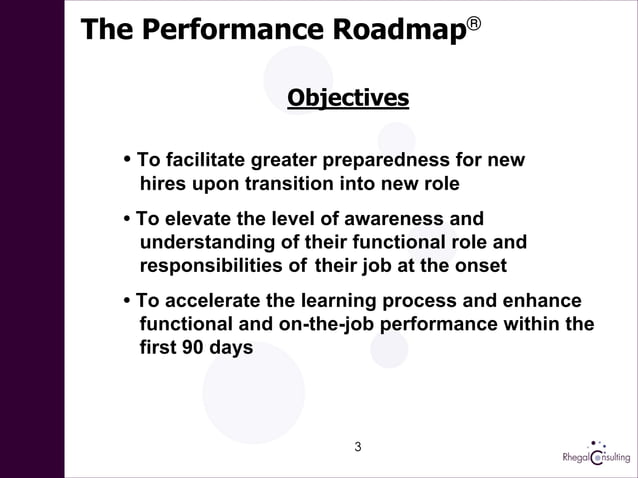 Performance Roadmap Overview | PPT