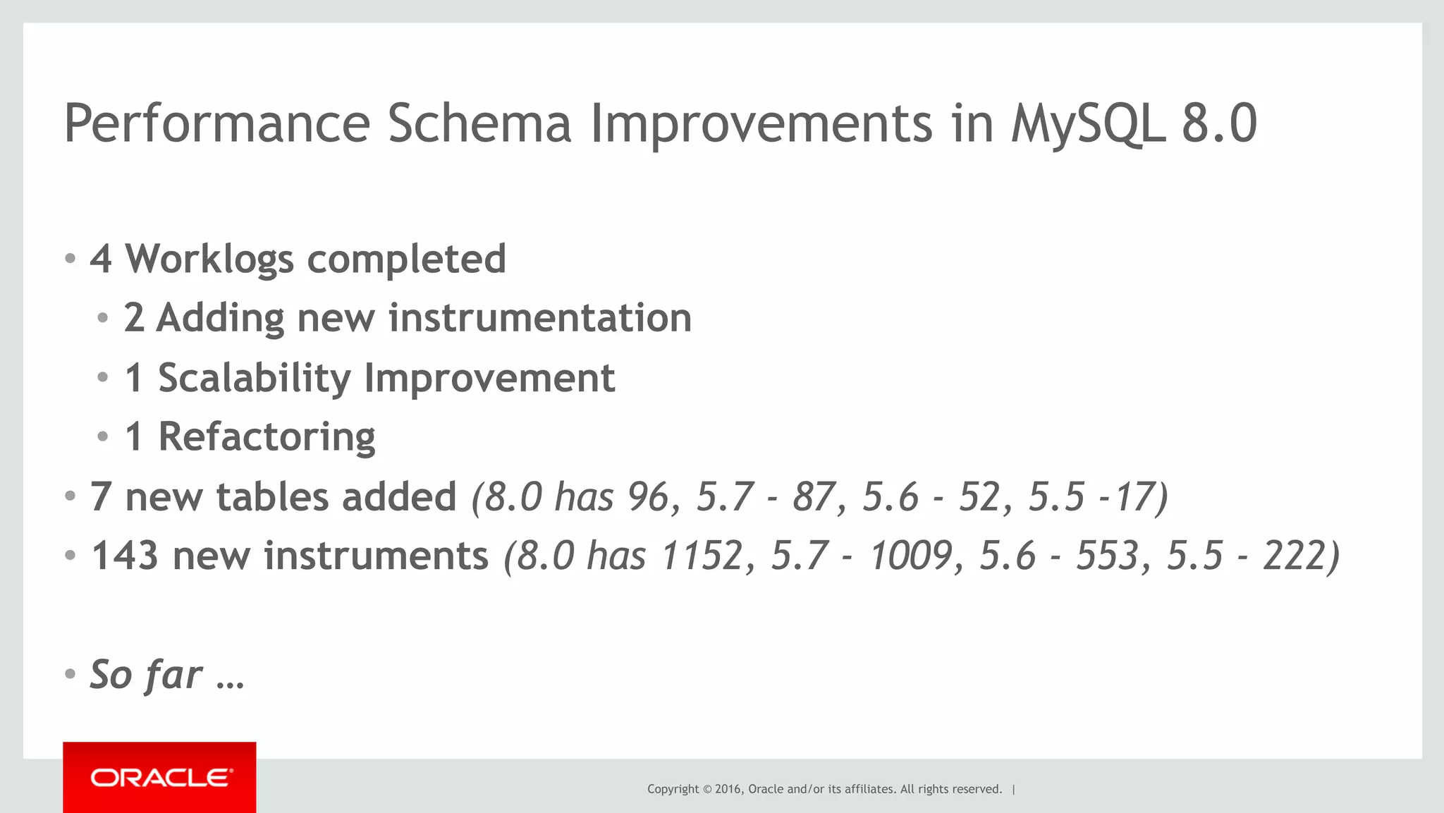 Performance schema and sys schema | PDF