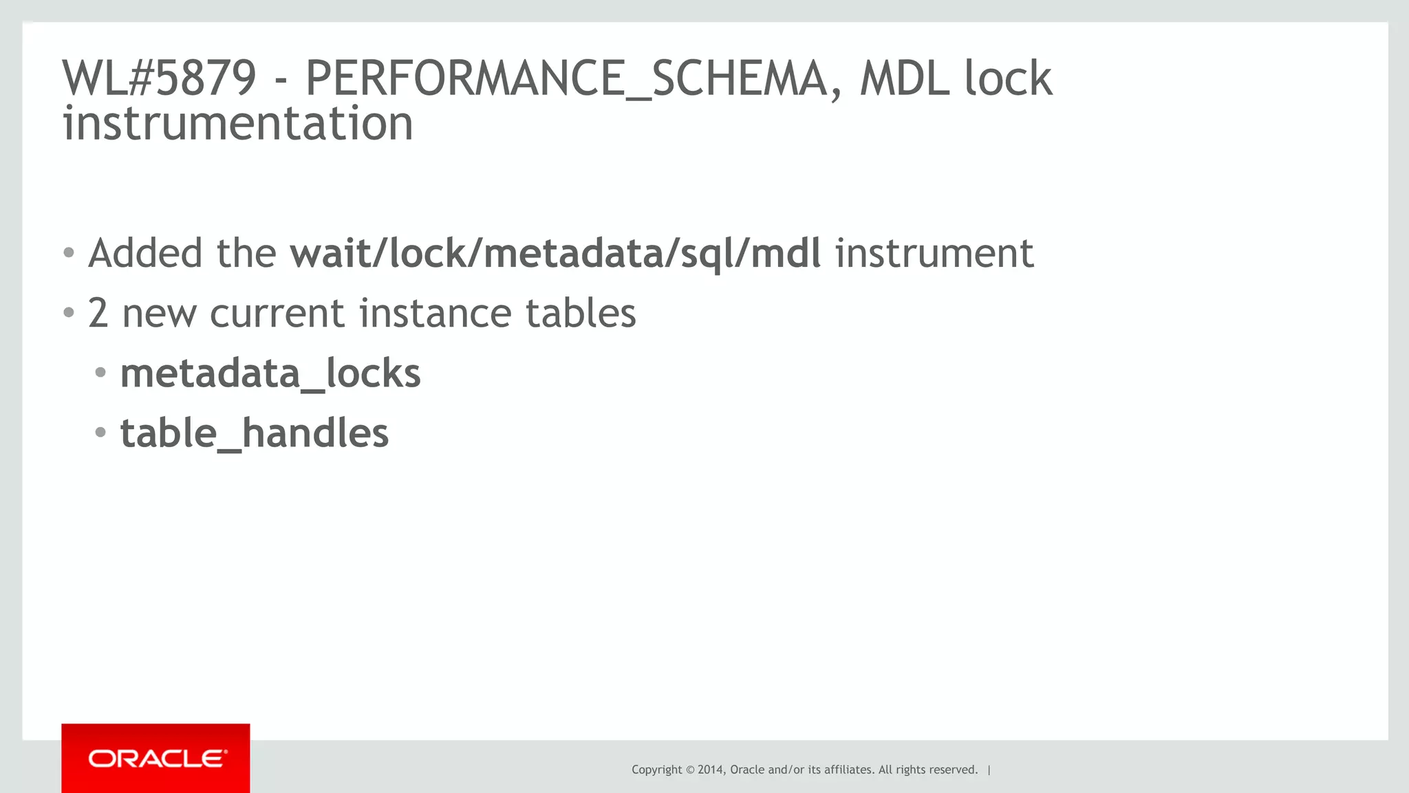 Performance Schema and Sys Schema in MySQL 5.7 | PDF
