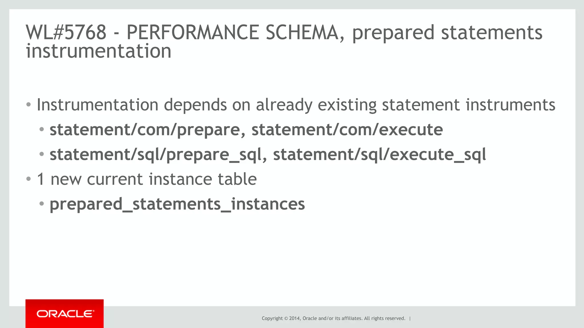 Performance Schema and Sys Schema in MySQL 5.7 | PDF