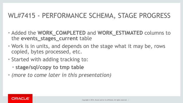 Performance Schema and Sys Schema in MySQL 5.7 | PPT Performance Schema and Sys Schema in MySQL 5.7 | PPT