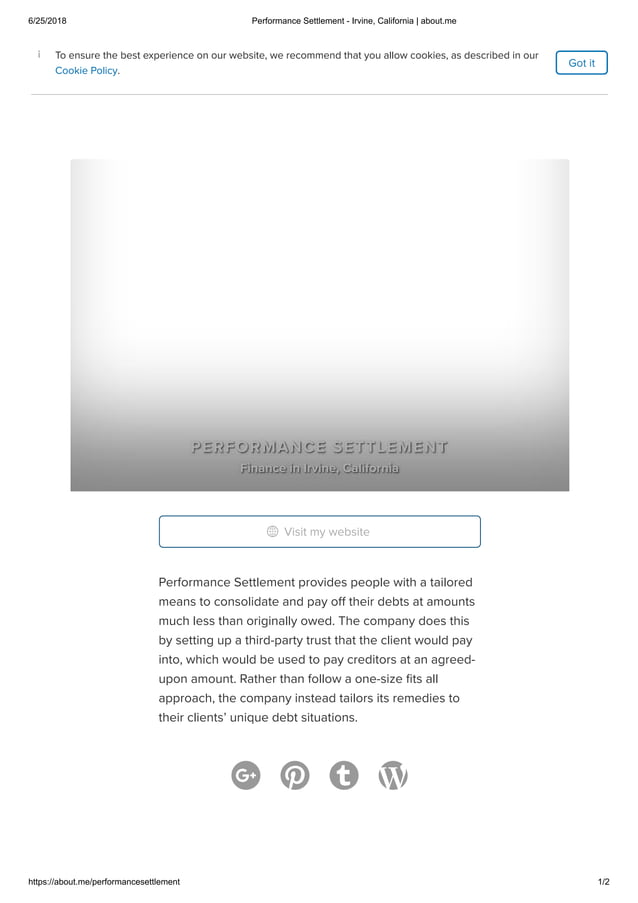 Performance settlement | PDF