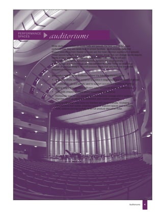 Performance Spaces Planning Guide | PDF