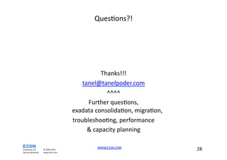 Tanel Poder - Performance stories from Exadata Migrations | PPT