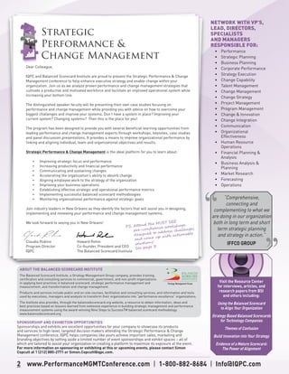 Performance Strategy & Change Management Brochure 11 13 2012 | PDF