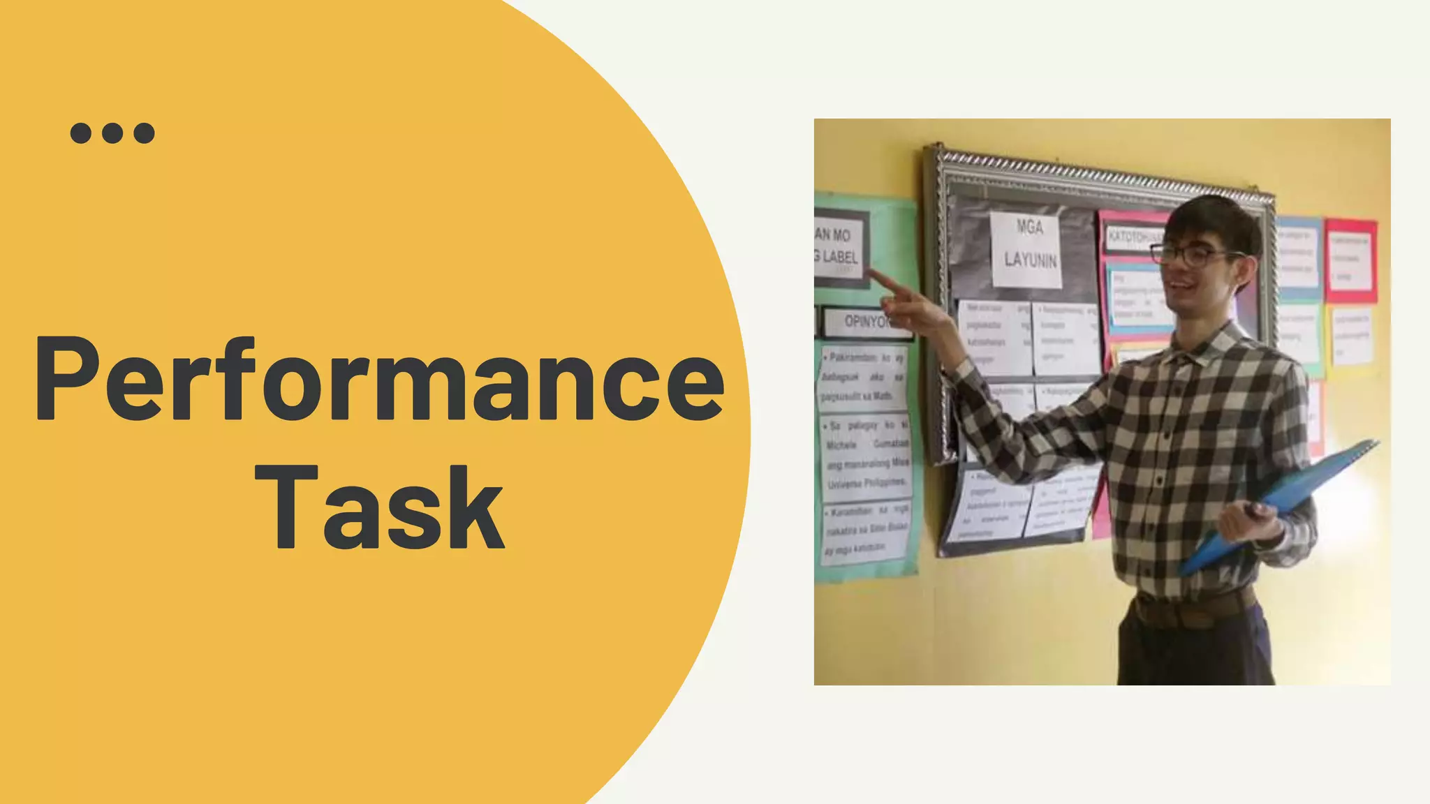 PERFORMANCE TASK | PPTX