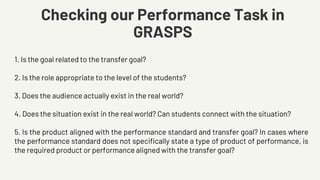 PERFORMANCE TASK | PPTX
