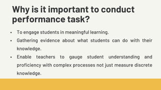 PERFORMANCE TASK | PPTX