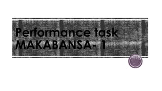performance tas in makabansa ang kindness box | PPT
