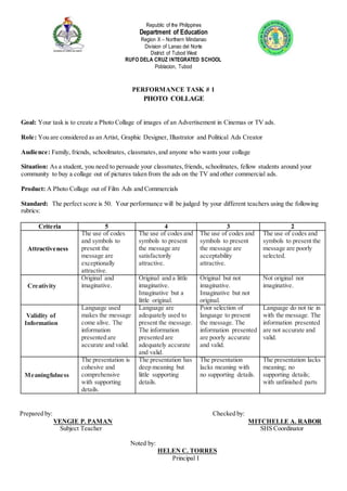 Performance task 1 | PDF
