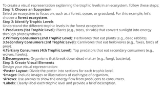 performance task 1 trophic level quarter 2 | PPTX
