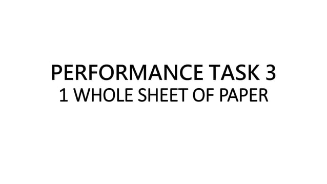 PERFORMANCE TASK 3.pptxbhfhjfjhfjfjhfhjfhj | PPT
