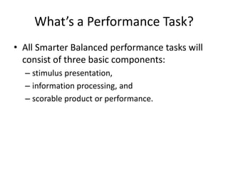 Performance tasks | PPTX