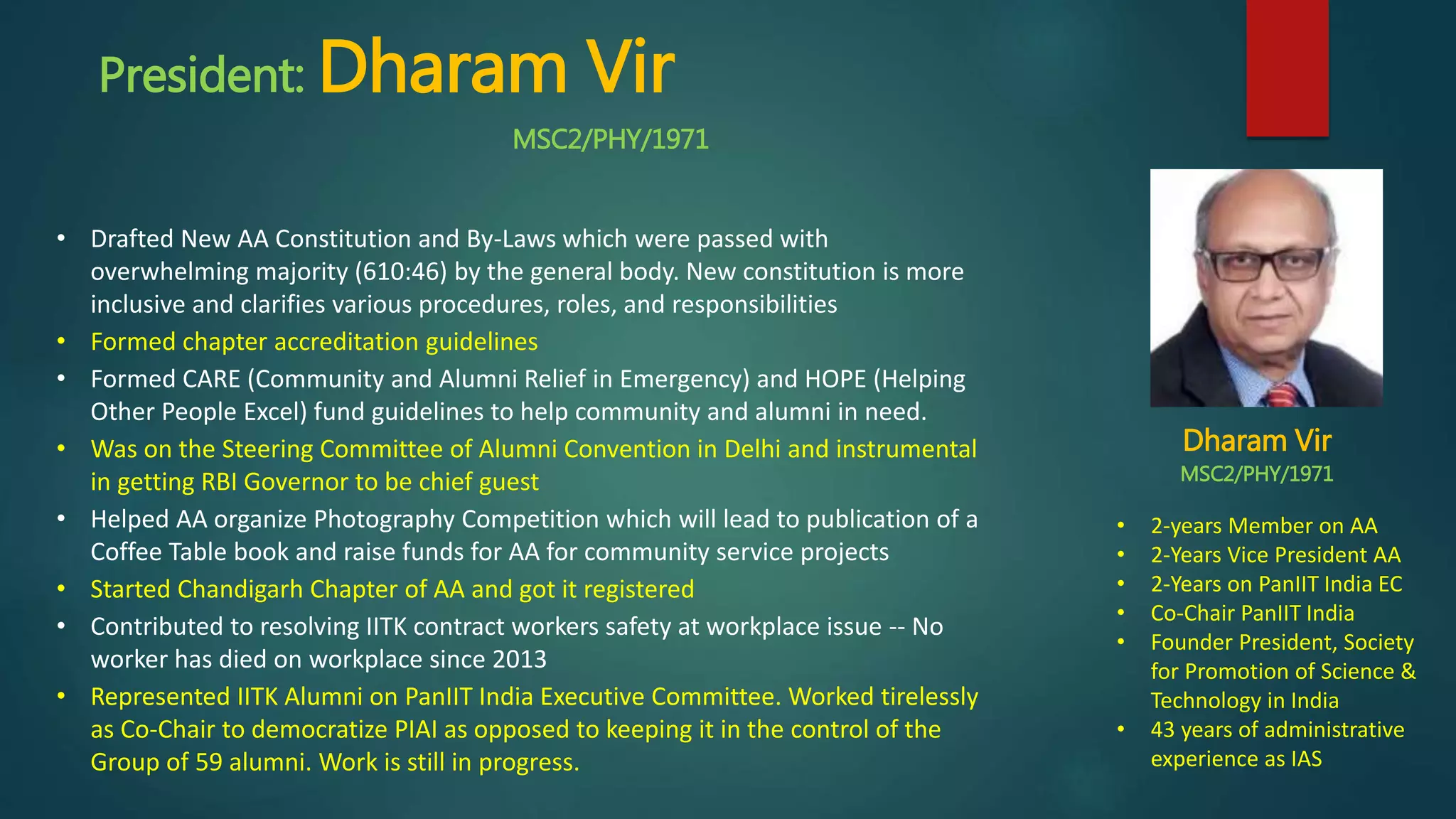 IITK AA Team performance | PPT