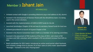 IITK AA Team performance | PPT