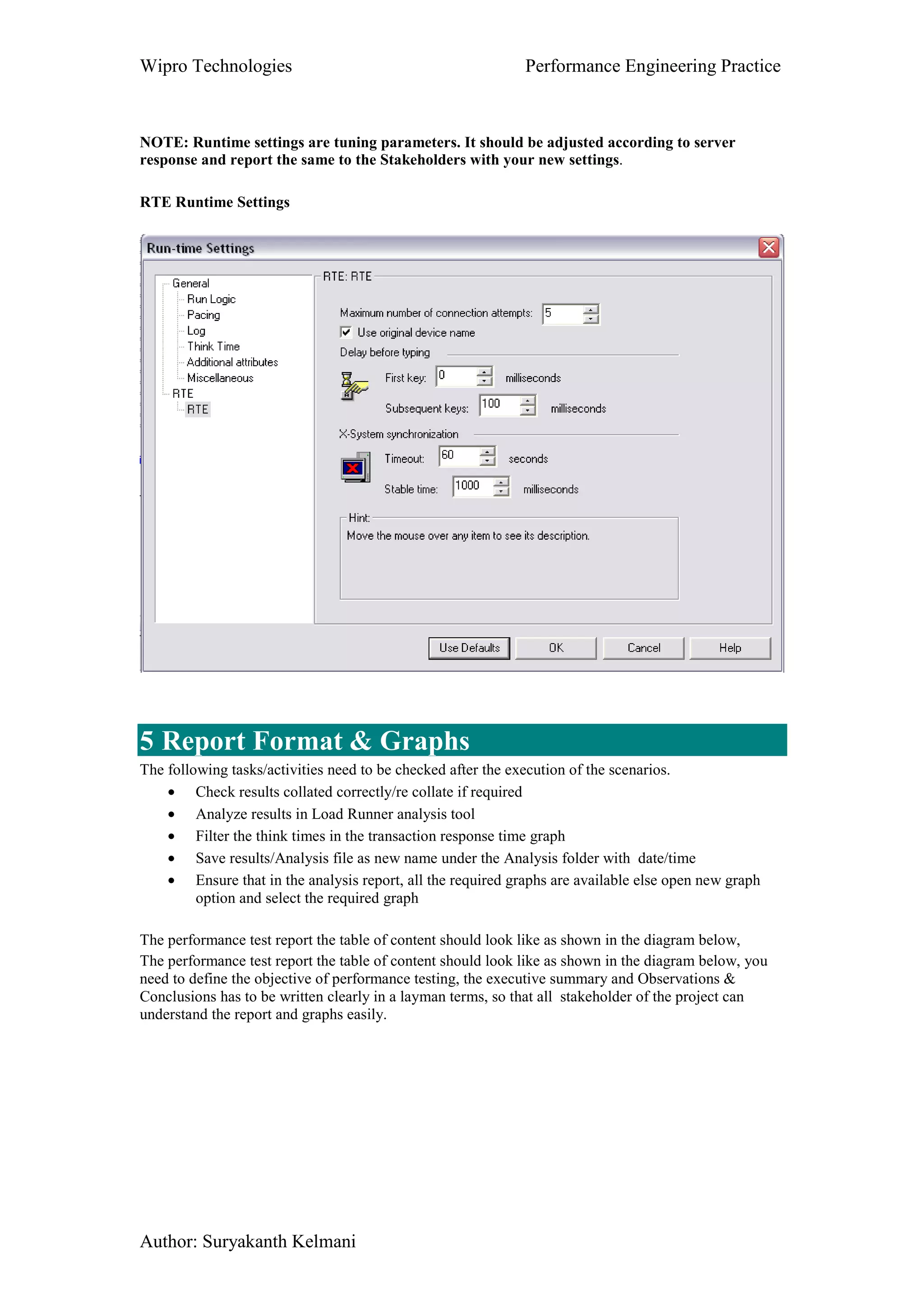 Performance Tesing Coding Standards And Best Practice Guidelines V1 Pdf