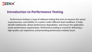 performance testing training in hyderabad | PPT